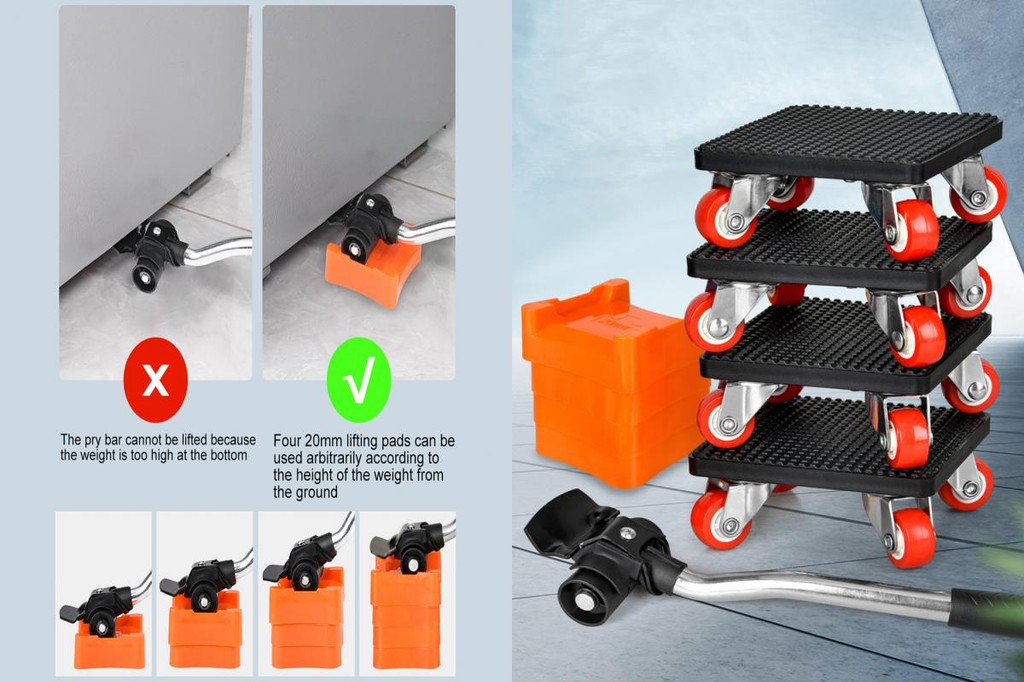 livecity| Furniture Mover Set Easy-to-use Furniture Moving Tools Heavy ...