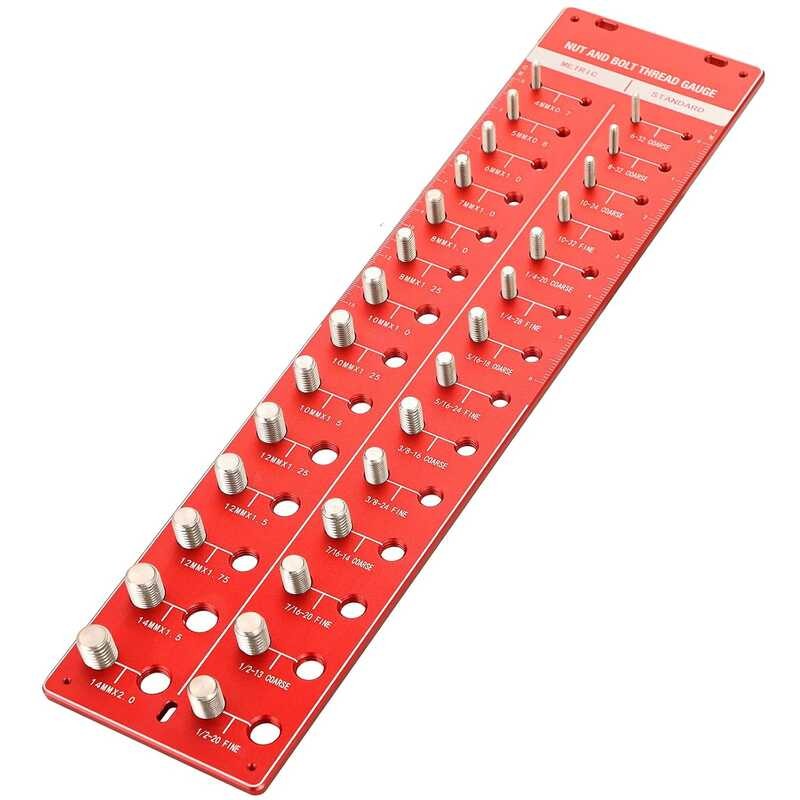 28 Checker, DASBET Checker Size Thread Standard & 14 Metric Bolt Nut ...