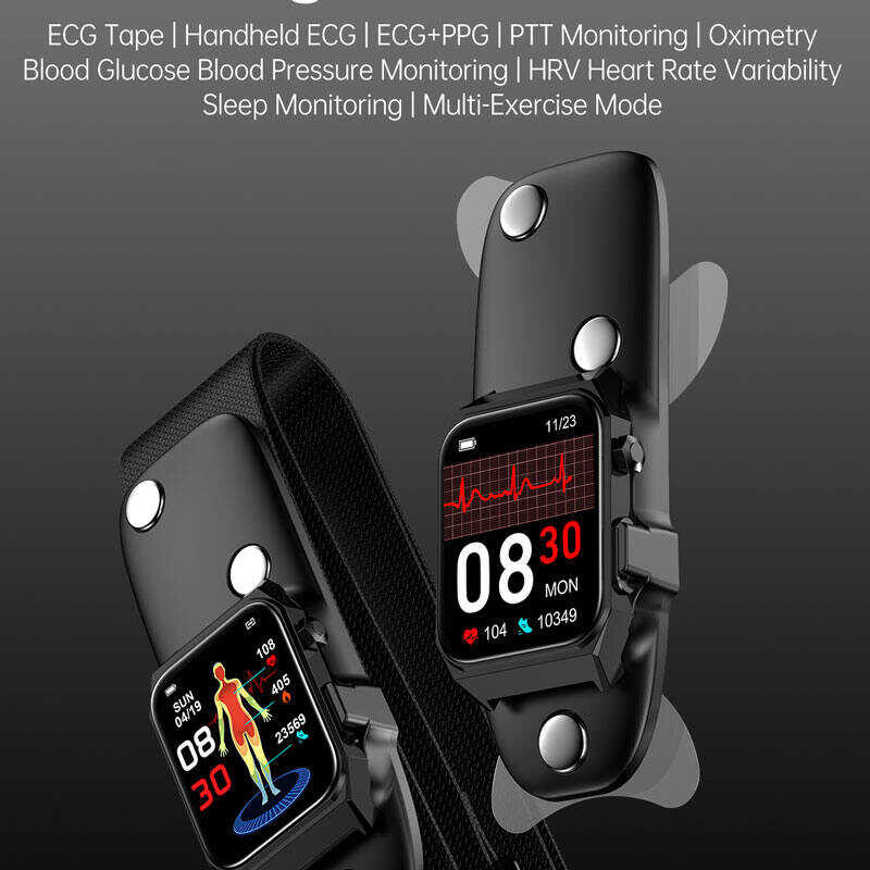 EDGE NORTH E530 Glucose Monitor Oxygen Blood Pressure ECG Measuring Device Smart Health Fiess ...