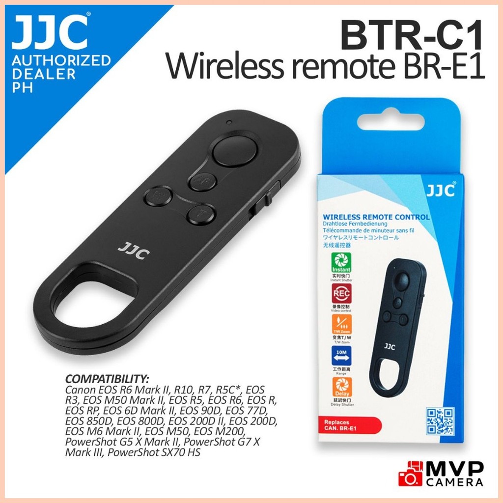 ☪ [AUTHORIZED PH] JJC BTR-C1 Wireless Remote for Canon BR-E1 EOS R3 M50 ...