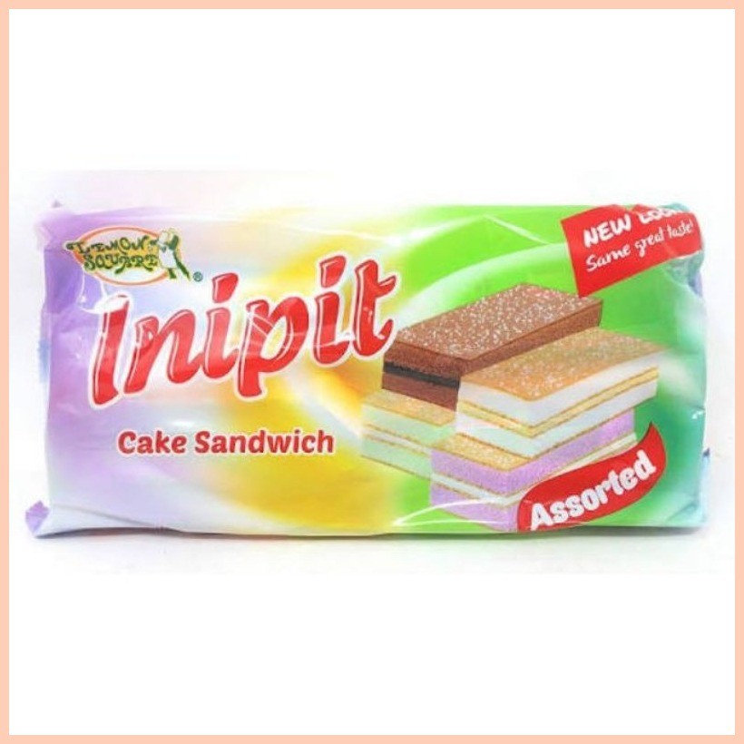 Lemon Square Inipit Cake Sandwich Assorted 10s x 23g | Shopee Philippines
