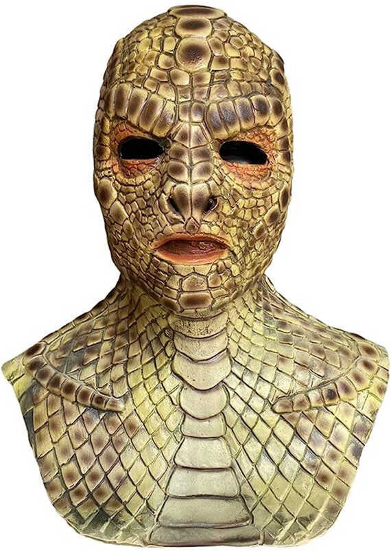 Reptile 4 Snake Skin with Necke Creepy Devil Demon Ghost Monster Full ...