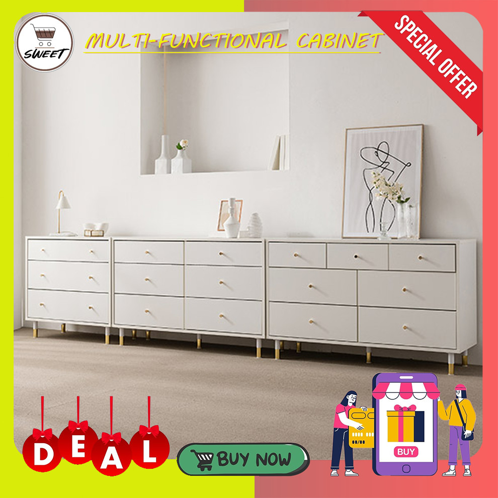 (cod) draw storage cabinet household living room storage cabinet 3/6/7 ...