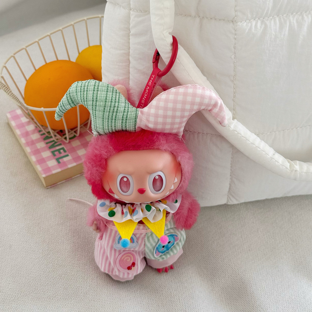 (No dolls) For labubu Big Into Energy Series clothes labubu ball clown ...