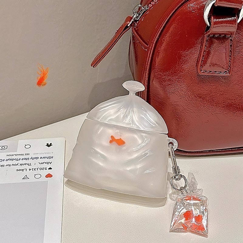Transparent Transparent Goldfish Bag Earphone case for AirPods pro 3 4 ...
