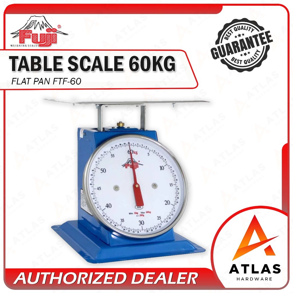 Fuji Table Scale Flat Pan FTF 60 Kgs. | Shopee Philippines
