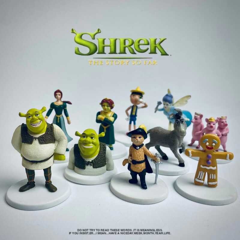 Shrek Shrek Figurine Display Collectible Doll Model Hand Figure Out-Of ...