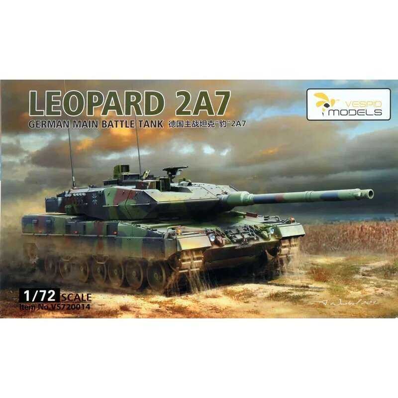 Model Vespid 1/72 Scale Model Kit Vs720014 Leopard 2A7 German Main ...