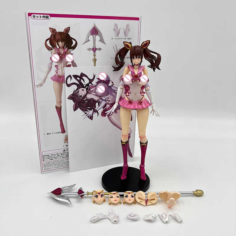 Native 18Cm Second Axe Erica Kuromoto Girl Anime Figure Taimanin Series ...