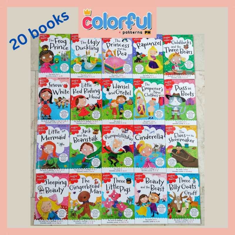 Reading With Phonics FAIRY TALE COLLECTION (20 Books With Box) | Shopee ...