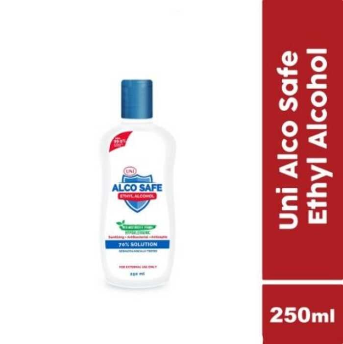 Ethyl 70% Solution Alcohol 250Ml Alcosafe 35F | Shopee Philippines