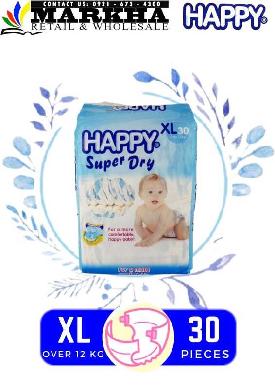 HAPPY BABY SUPER DRY X-Large DIAPER X30pcs Dcc | Shopee Philippines
