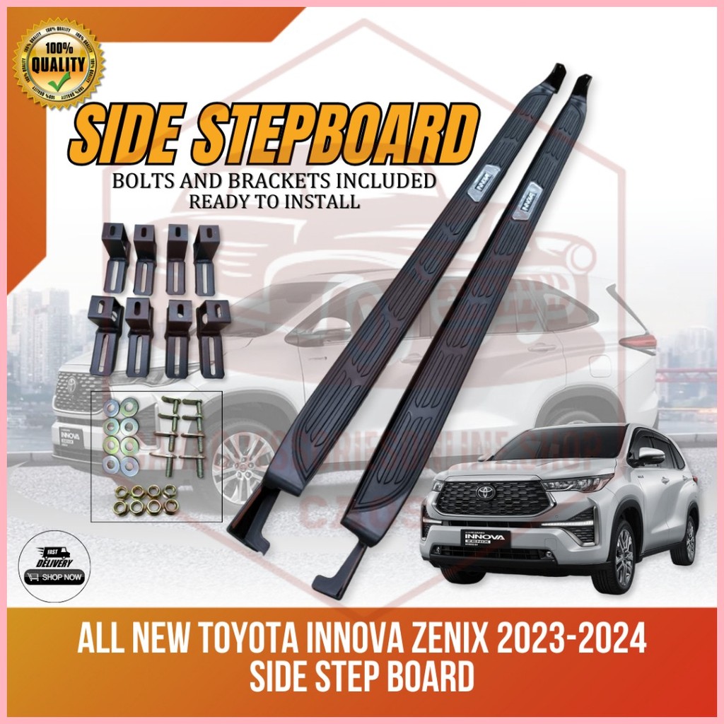CAOS ALL NEW TOYOTA INNOVA ZENIX 2023-2024 SIDE STEP BOARD (10630 ...