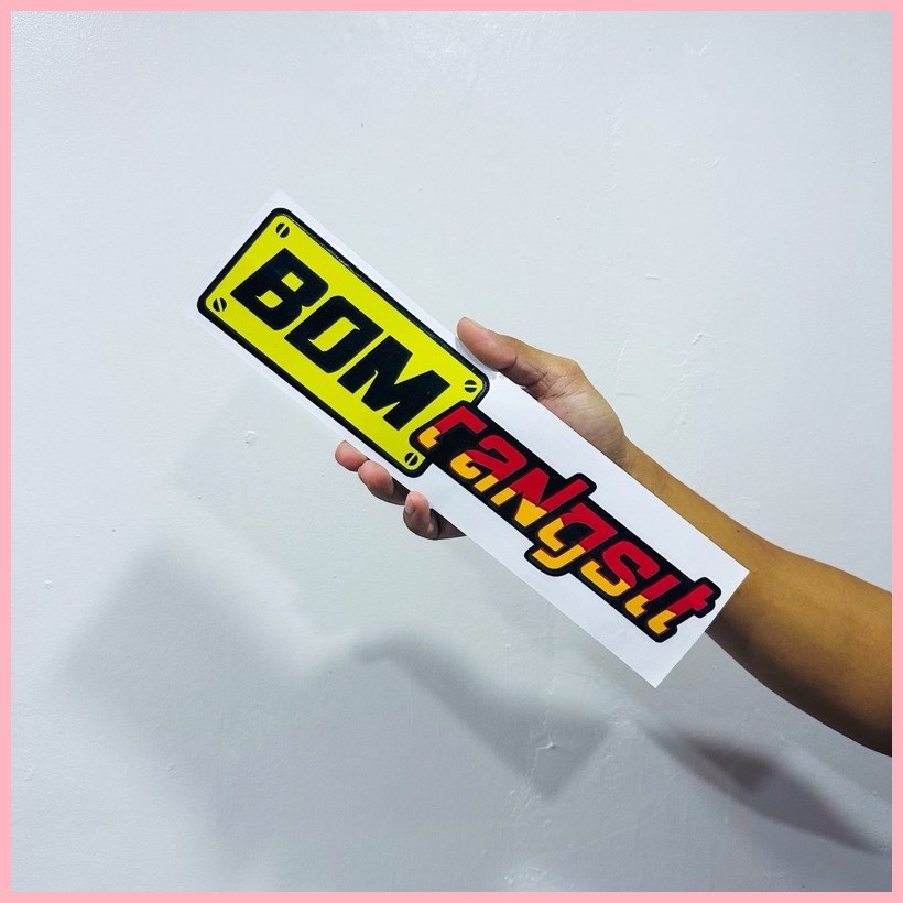 Bom rangsit Sticker Decals Cutout Vinyl Waterproof | Shopee Philippines