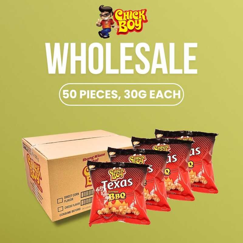 WHOLESALE Chickboy Snacks Popnik - Texas Barbecue Zjy | Shopee Philippines