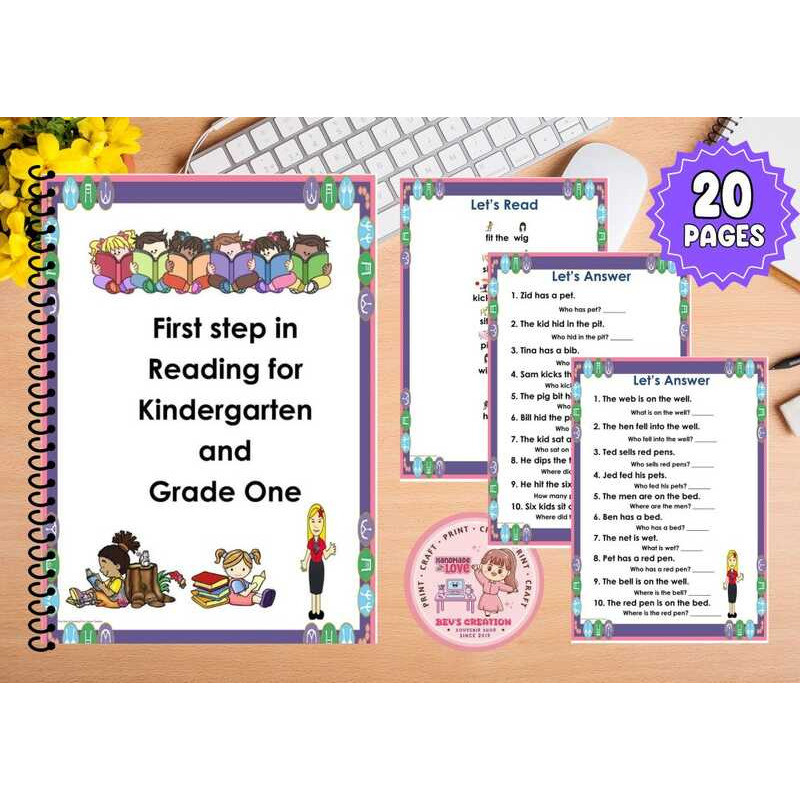 Gabay Sa Pagbasa First Step In Reading For Kinder And Grade 1 English ...
