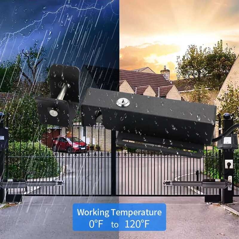 Waterproof 24V Swing Drop Bolt For Electronic Sliding Gate Door ...