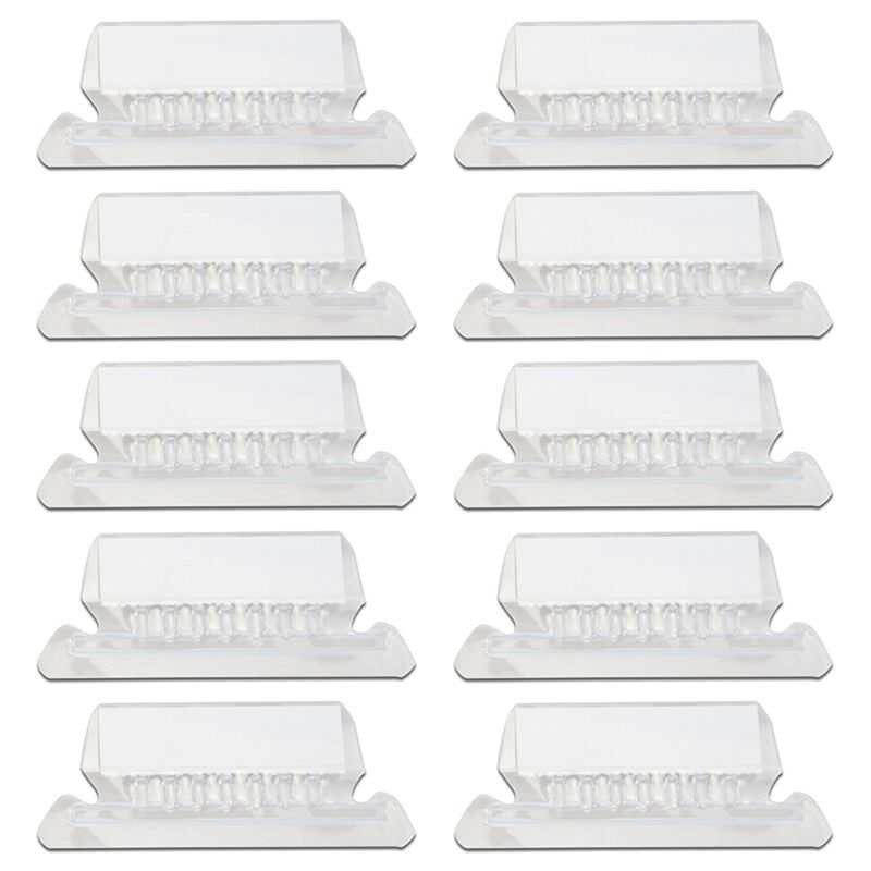 10 Pieces File Clear Colored With Inserts For Hanging Folders 2 Inch ...