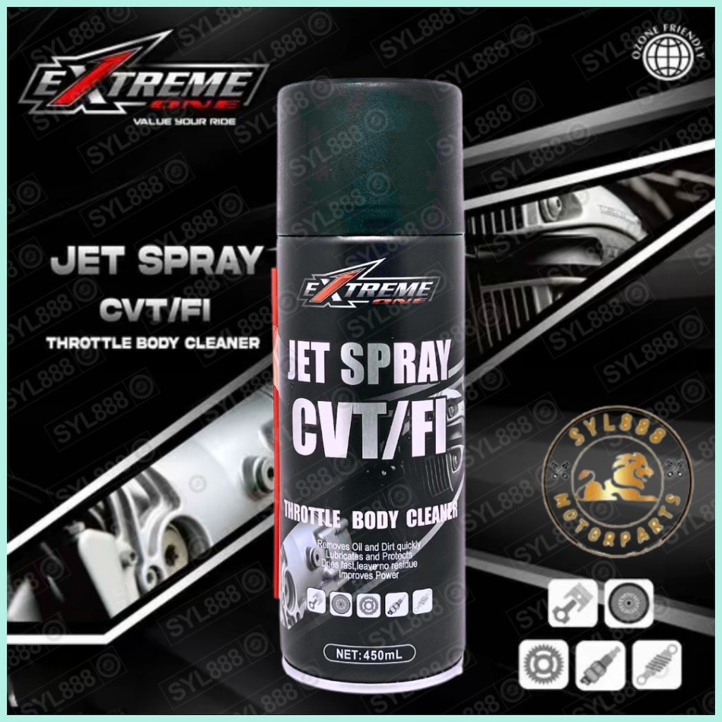 Extreme One Cvt/Fi Jet Spray Cleaner Multi-Functional Throttle Body ...