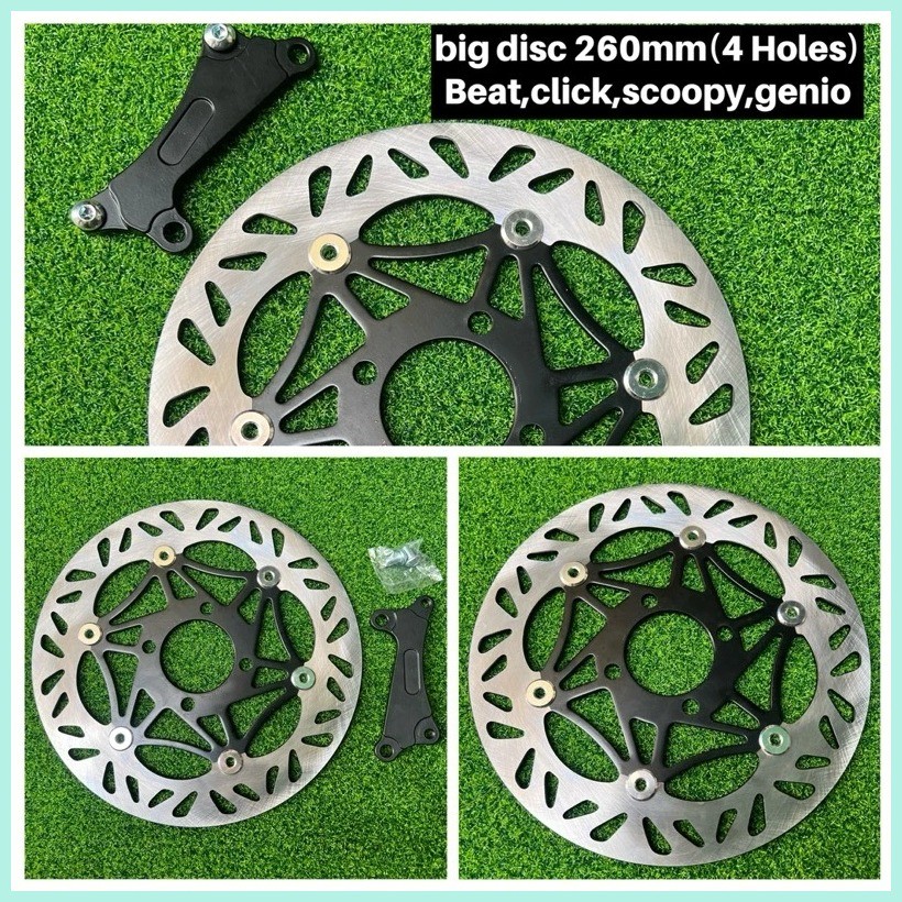 4 holes for honda beat carb beat fi click i 125 scoopy genio 260mm big ...