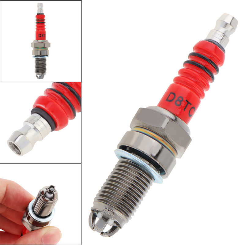 D8tc Plugs Level 3 Multi Angle Ignition Red Motorcycle Nozzles Spark ...