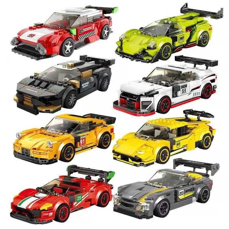 New High-Tech Super Sport Car Series Model Bricks MOC Speed Champion ...
