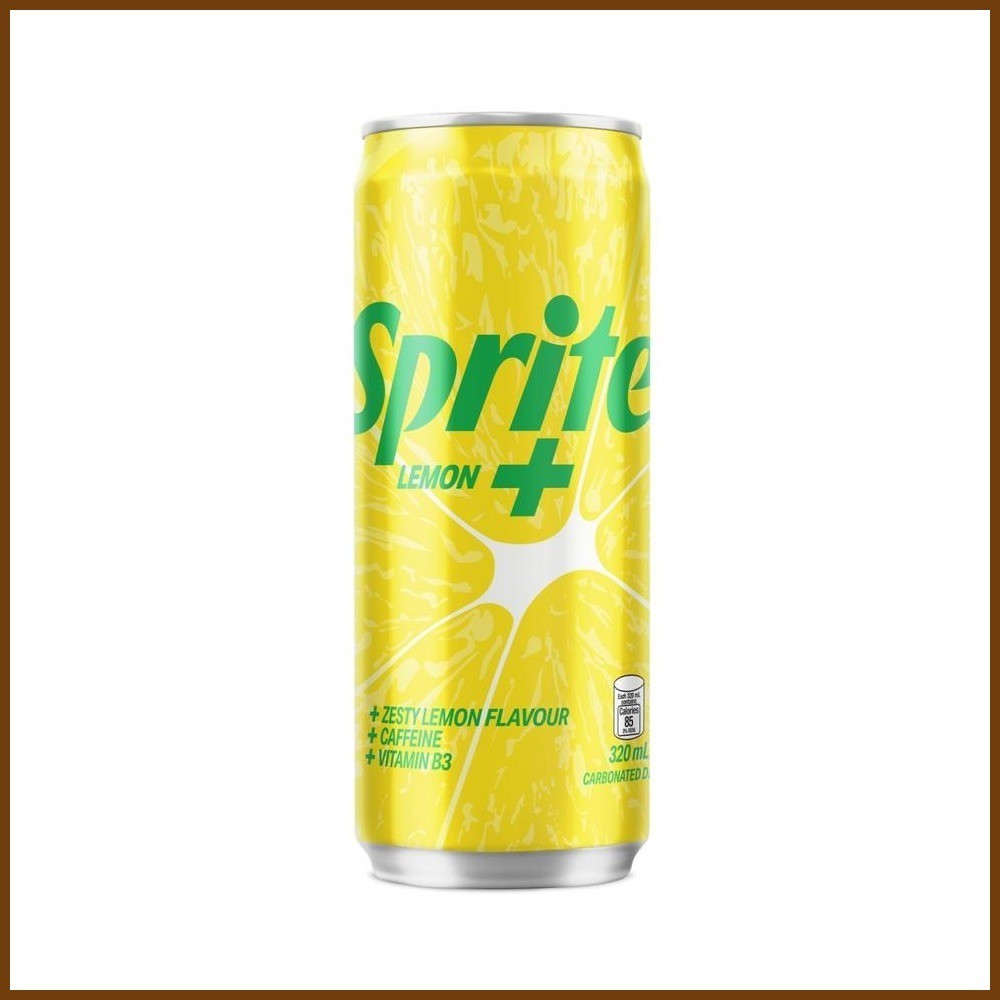 Sprite Lemon + Zesty Lemon Flavour Carbonated Drink 320Ml | Shopee ...