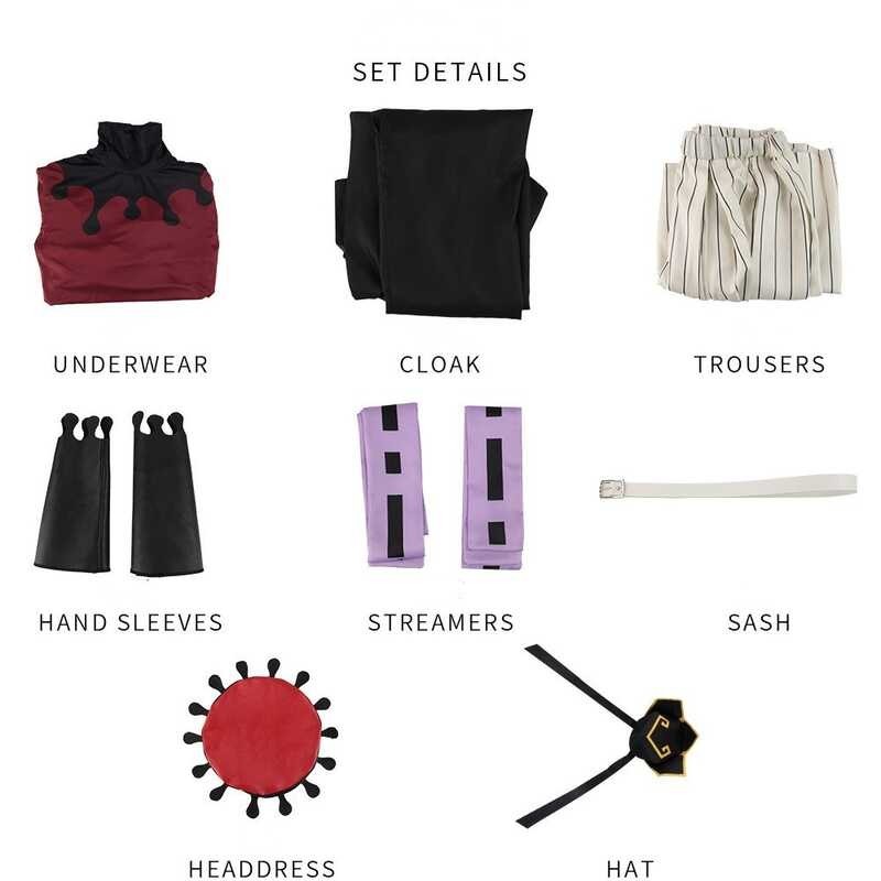 Kimetsu No Yaiba Douma Cosplay Costume Kimono Cloak Wig Outfit For Men ...