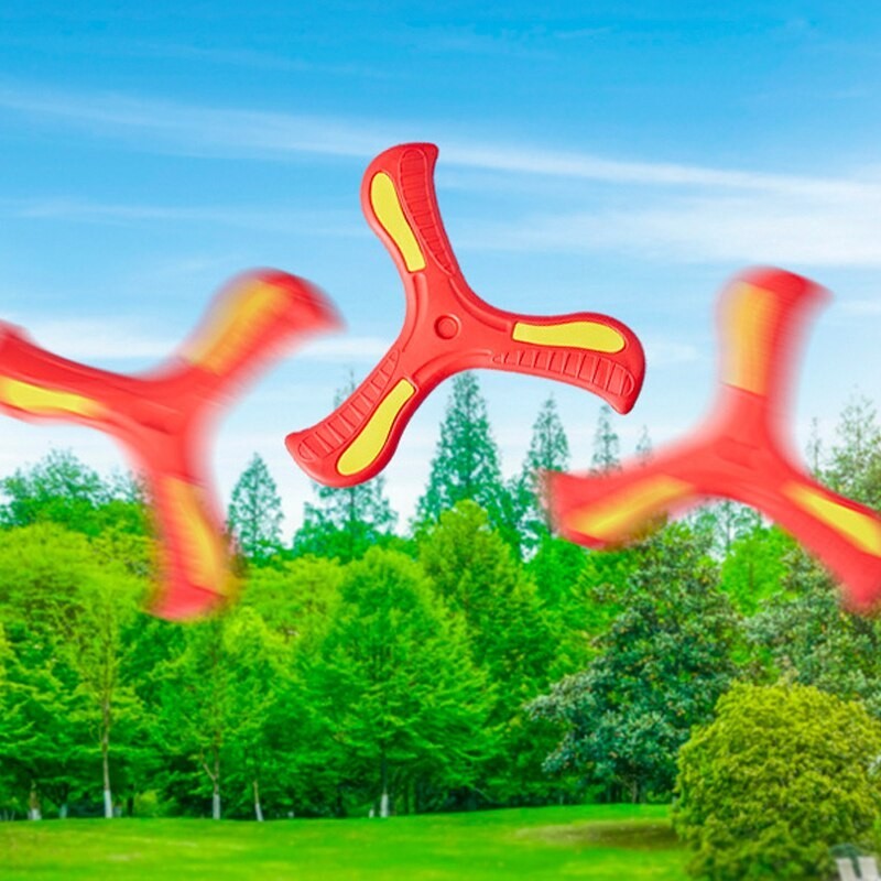 Boomerang Three-leaf Cross Colorful Soft Foam Design Outdoor Play Gift ...