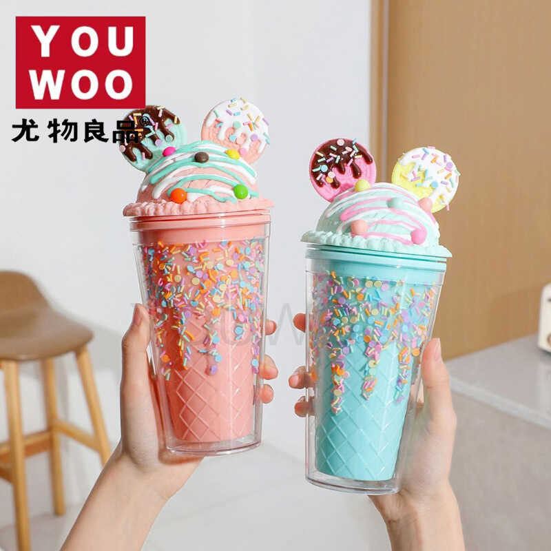 5 IYOUWOO Maglikha Ng Oreo Straw Summer High Beauty Cream Plastic ...