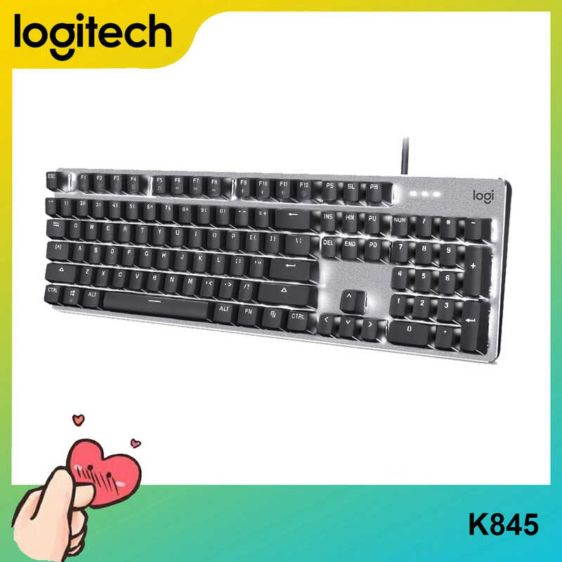 MECHANICAL ILLUMINATED K845 Para Logitech [Handa Keyboard Wired Ship ...