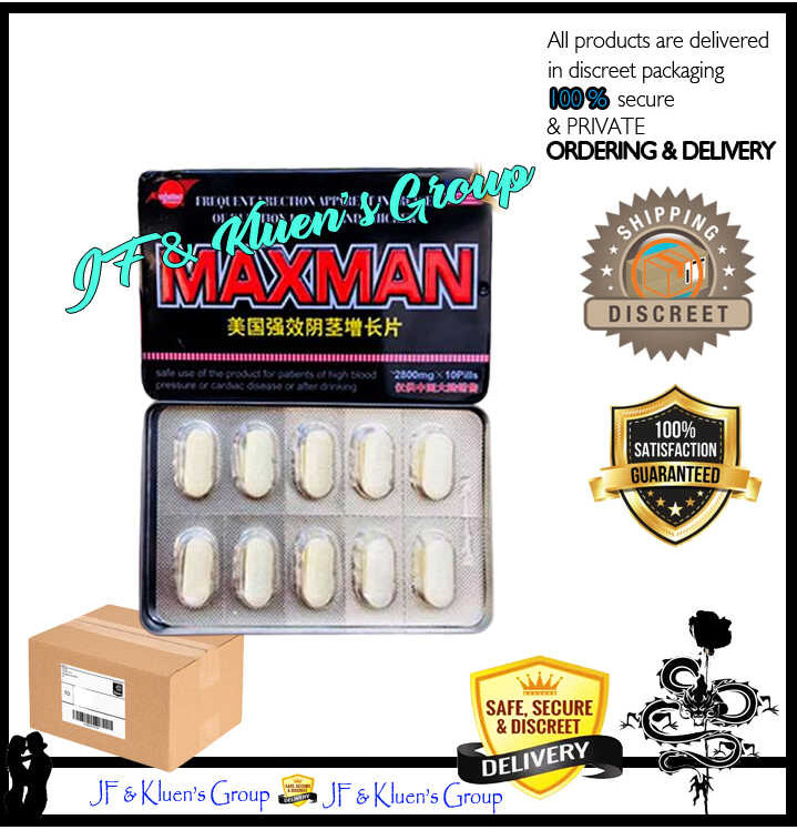 Authentic Max*Man White 10 Tablets With Freebie(Discreet Packaging ...