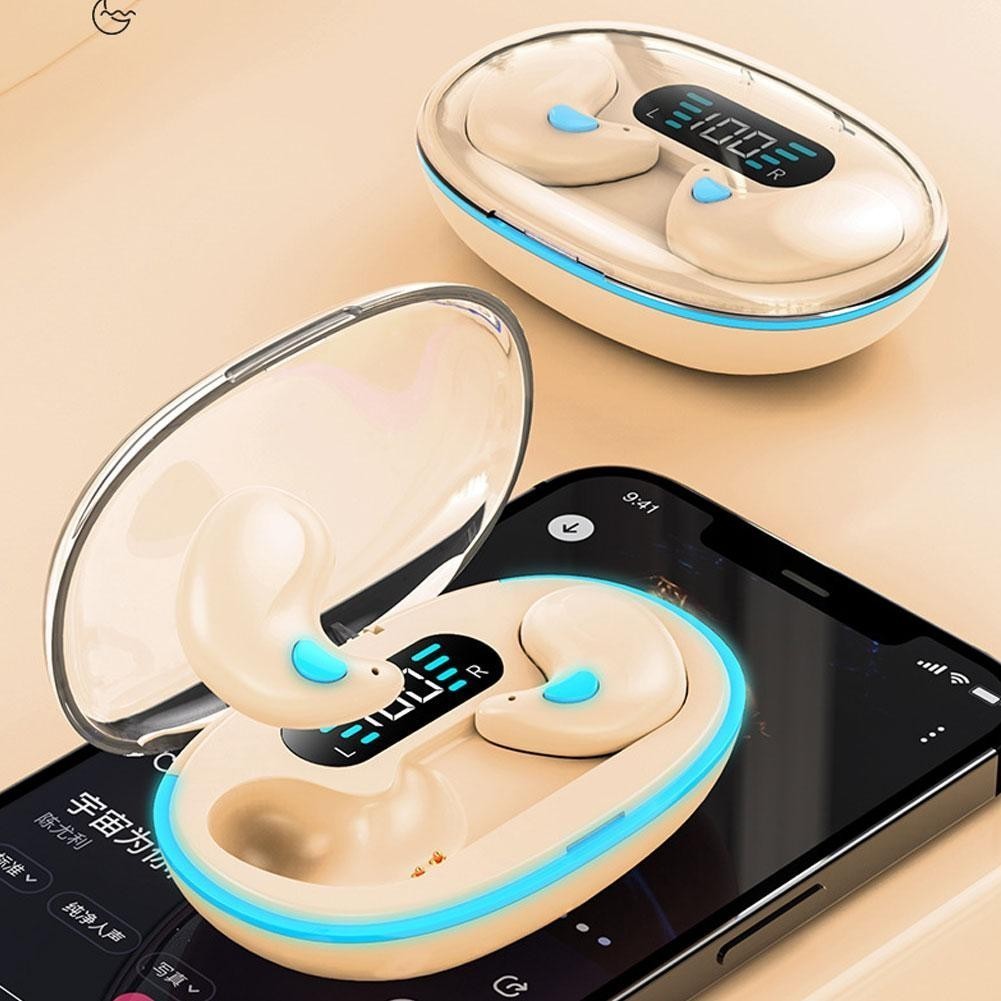 Invisible Sleep Wireless Earphone IPX5 Waterproof 5.3 Headphones Mini ...
