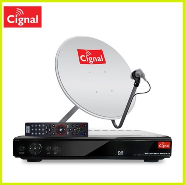 ∇ § CIGNAL Prepaid HD Digital TV Box Receiver kit with FREE 2nd month ...