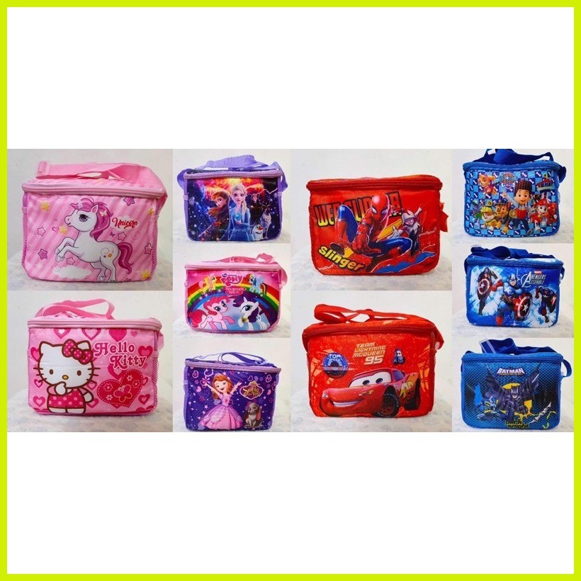 Character Lunch Bag thermal Unicorn Lunch Bag With Sling for boy and ...