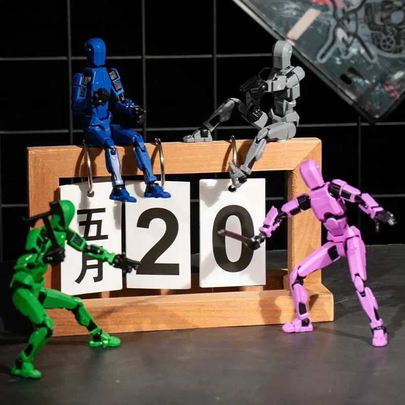 Lucky 13 Figures Toys Joint Movable 3D Printing Digital Human 3Rd ...