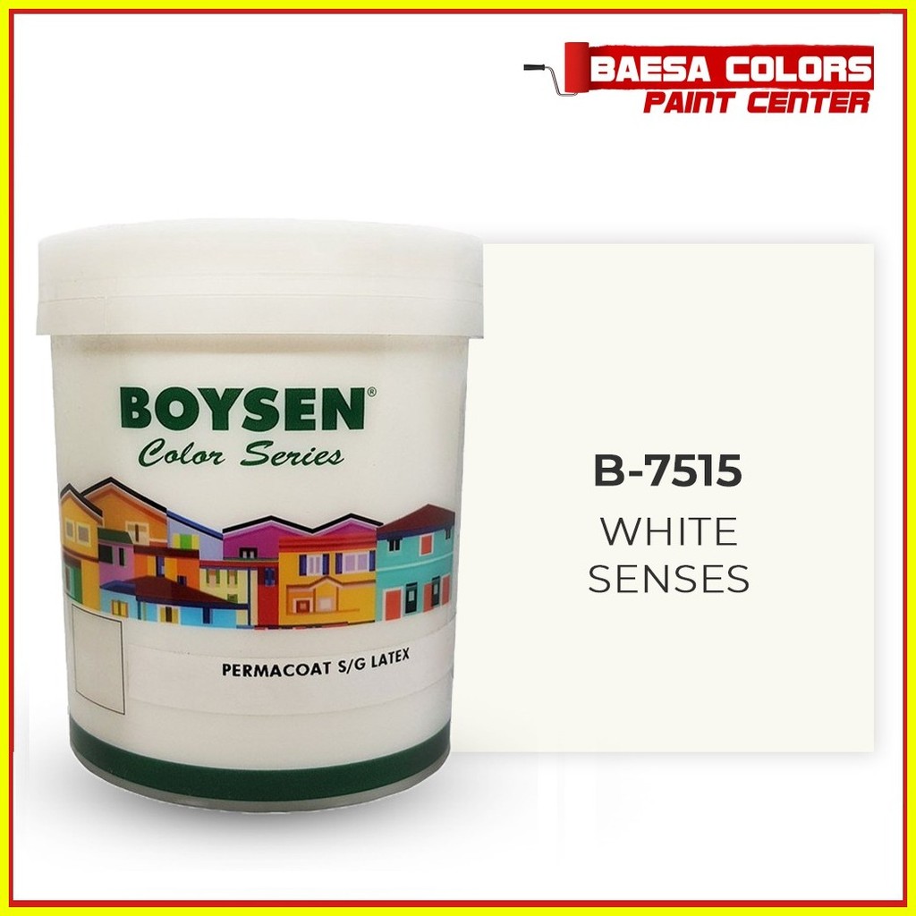 BOYSEN PERMACOAT LATEX PAINT COLOR SERIES WHITE SENSES (B-7515 ...