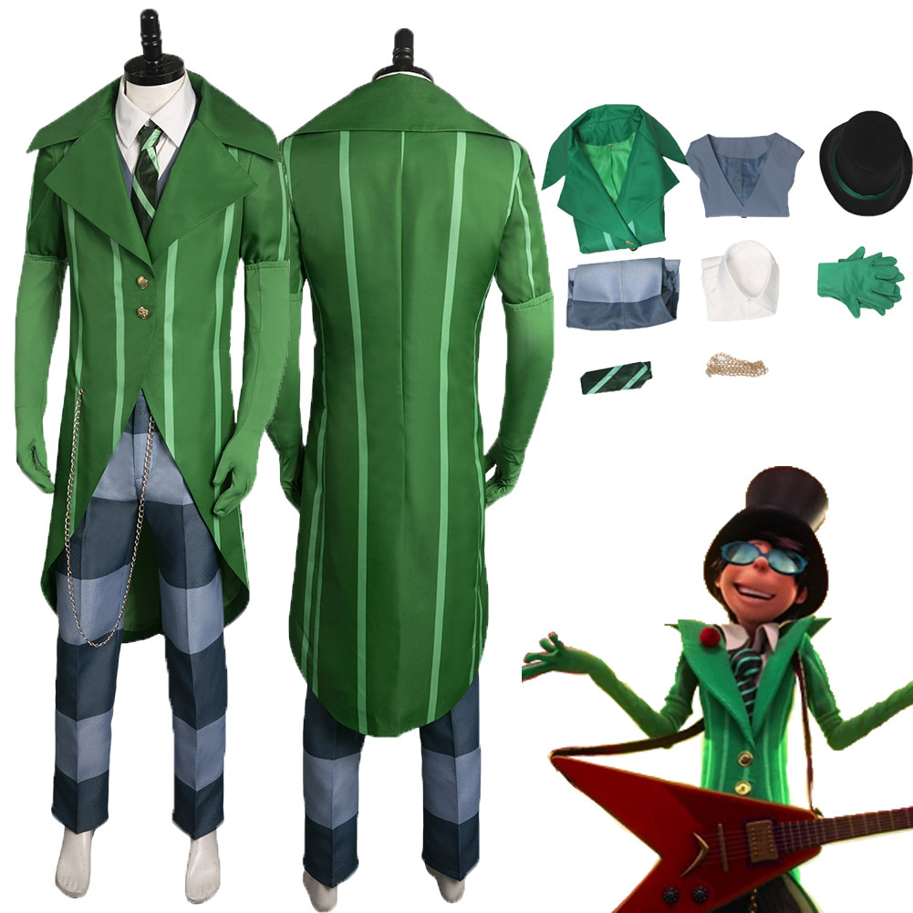 §≈ Movie Dr. Seuss' Cos The Lorax Villain Onceler Cosplay Costume Green ...