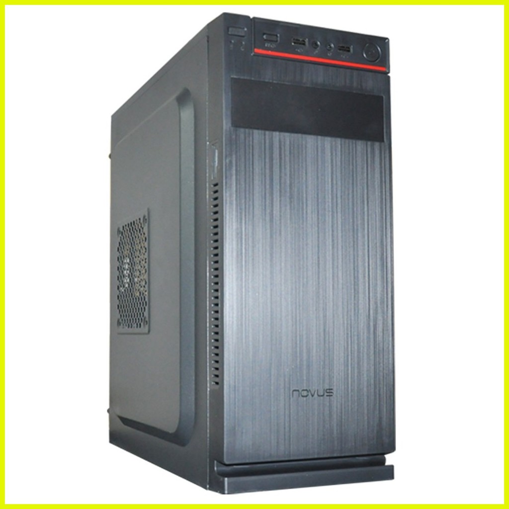 NOVUS Vertex PC Case Black Computer Case Desktop Gaming Case Mid Tower ...