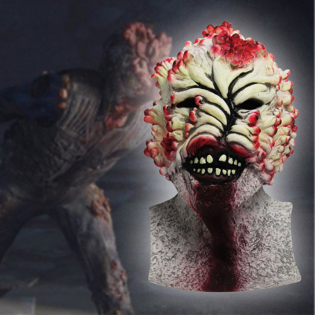§ 1Pc Movie The Last Of Us Clickers Game Monster Full Face Headgear ...