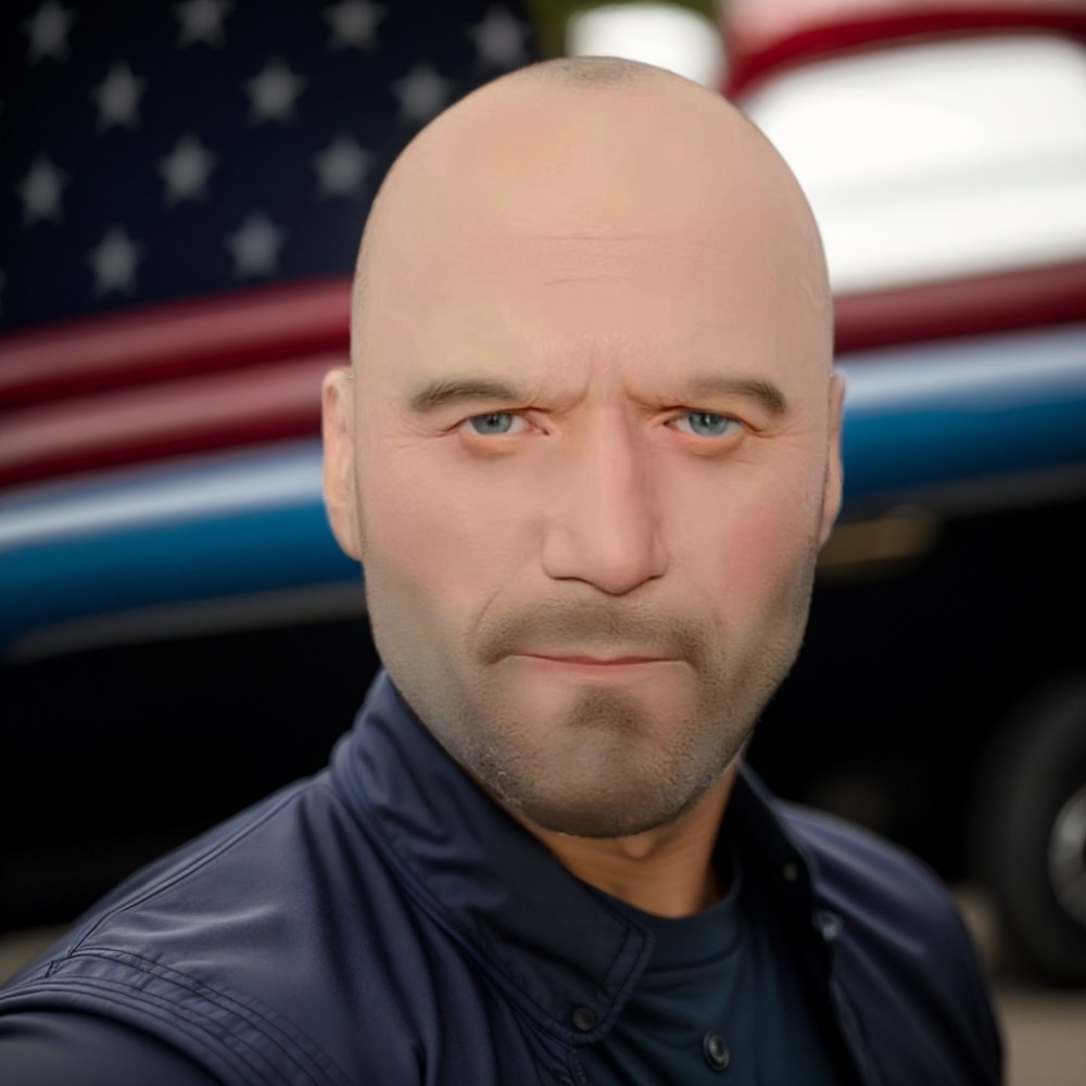 Cosplay Funny Bald Man Famous Actor Full Face Realist Vin Diesel Jason ...