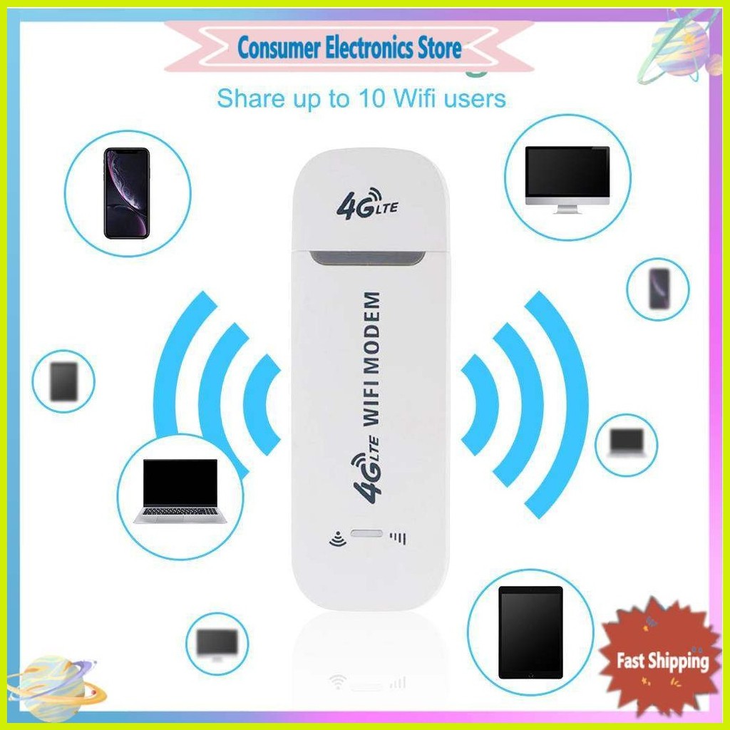 Universal Laptop WiFi Dongle 4G LTE B1/B3/B5 Broadband Modem Stick ...
