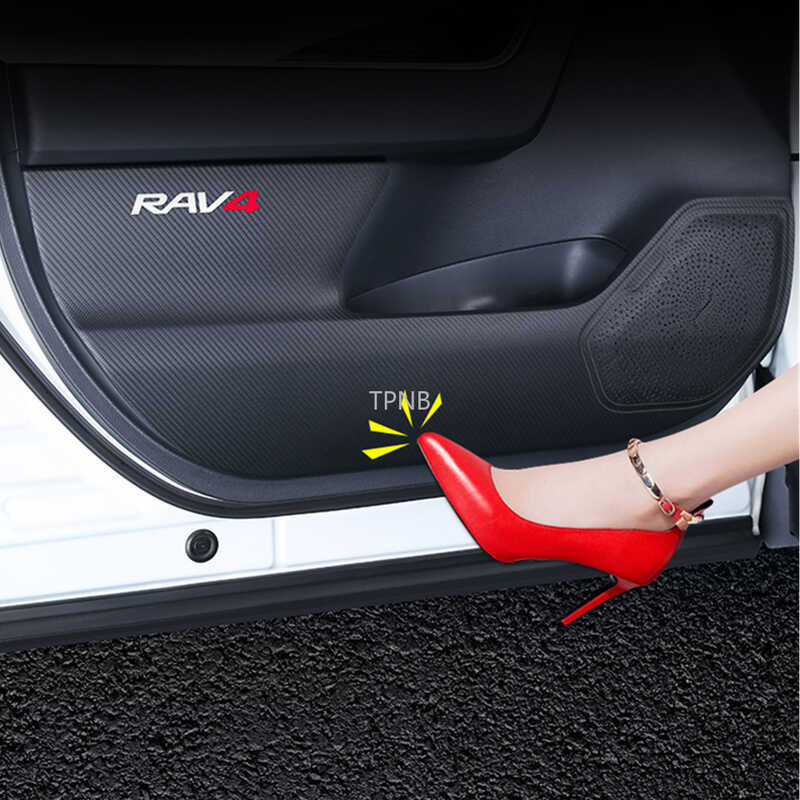 RAV4 For Toyota 2019 2020 XA50 Car Door Kick Pads Accessories | Shopee ...