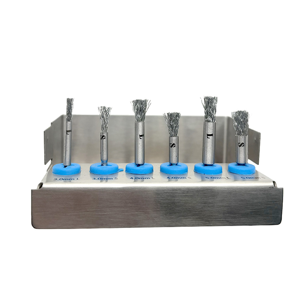 Dental Implant Surface Cleaning Brush Peri-Implantitis Threads Tool ...