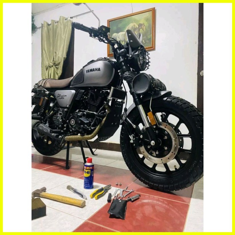 ஐ SLIDER FOR RUSI CLASSIC 250cc CARB / Fi HEAVY DUTY with LED BRACKET ...