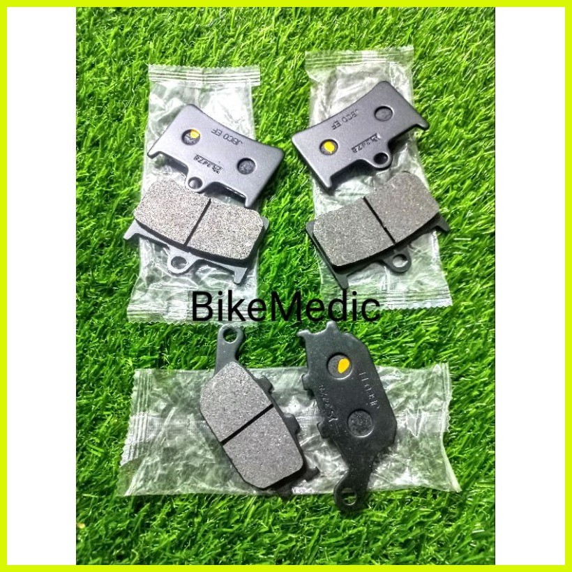 MT07,XSR700,MT09,XSR900,TRACER 900,GSX S750,GSX R750,R6 BRAKE PAD FRONT ...