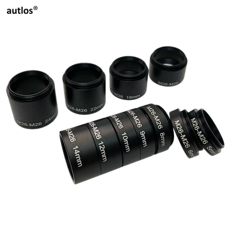 Objective L Lens Adapter Ring M26 X 0.706 Lenses Extender Adaptor For Mitutoyo Microscope ens ...