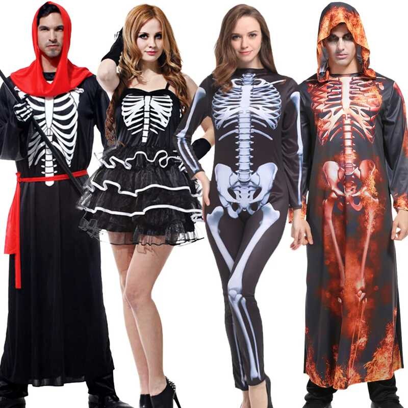 Lalaki Balak Scream Kamatayan Kostum Skeleton Cosplay Costumes Carnival ...