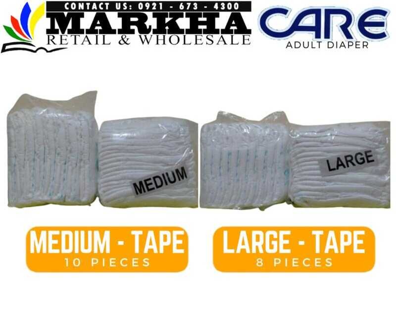 CARE ADULT DIAPER MEDIUM - LARGE X10pcs | Shopee Philippines