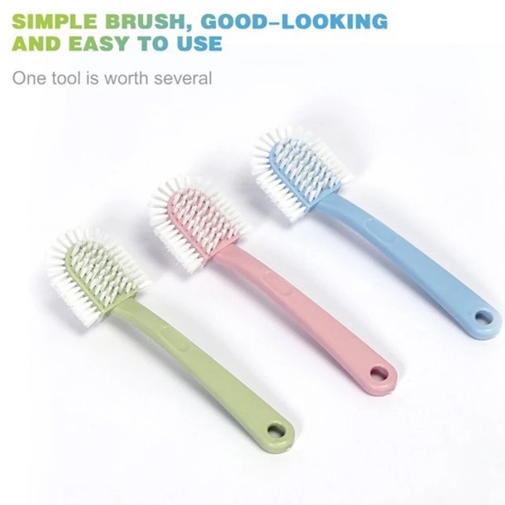 COD Multi-Functional Creative Five-Sided Shoe Brush, Double-Sided No Dead Corner Shoe Washing ...